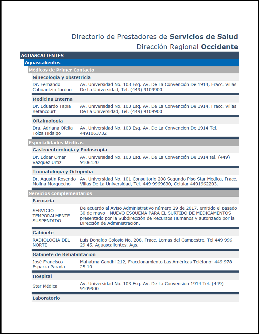 Servicio.Médico.Occidente – JUFIRA